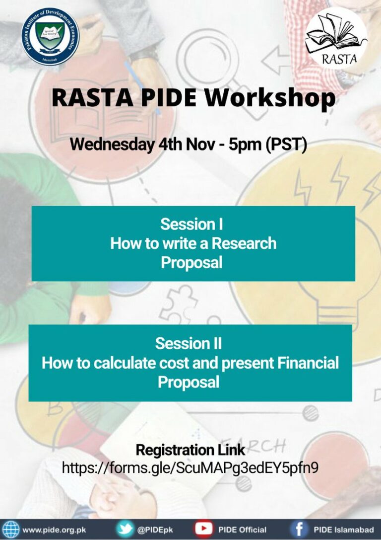 RASTA Proposal Writing Workshop – RASTA